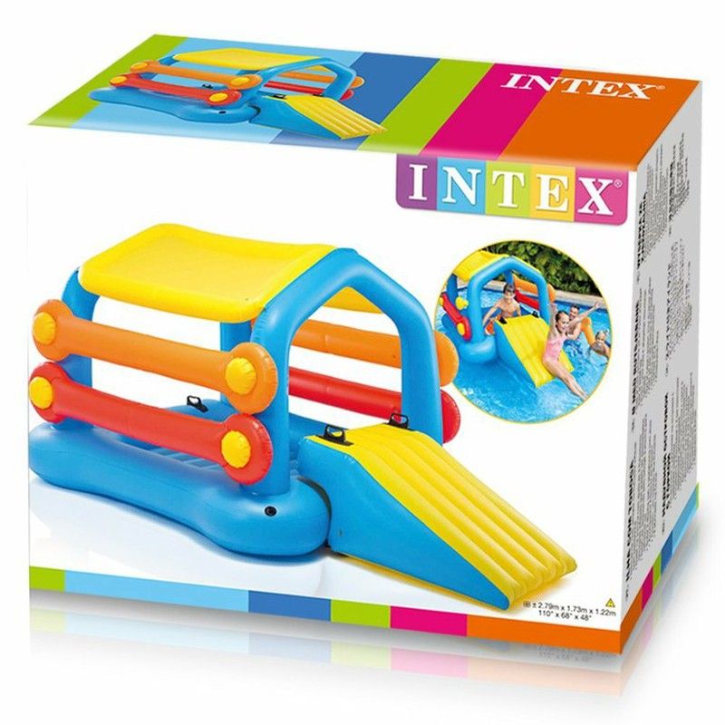 Intex Water Island with slide — Joguines i bicis Gaspar